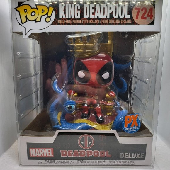 Funko | Toys | King Deadpool On Throne Px Exclusive Funko Pop | Poshmark